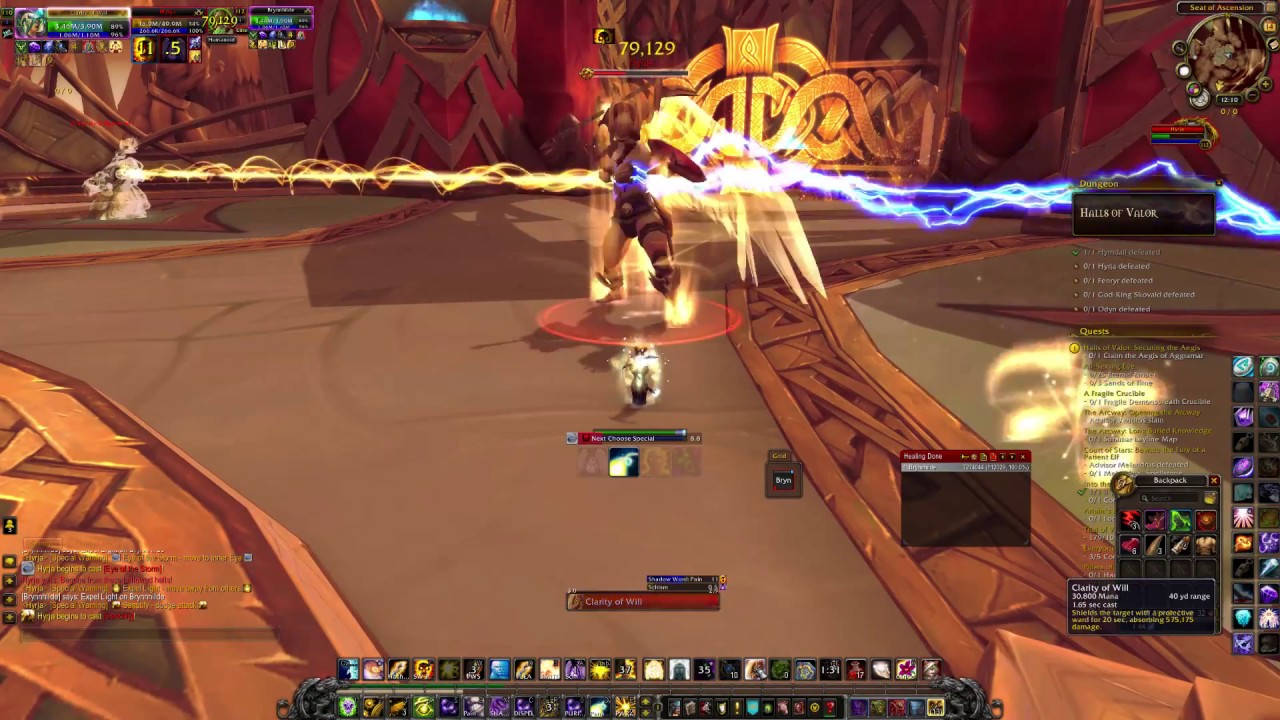 Halls of Valor - Hyrja - Discipline Priest Solo - YouTube