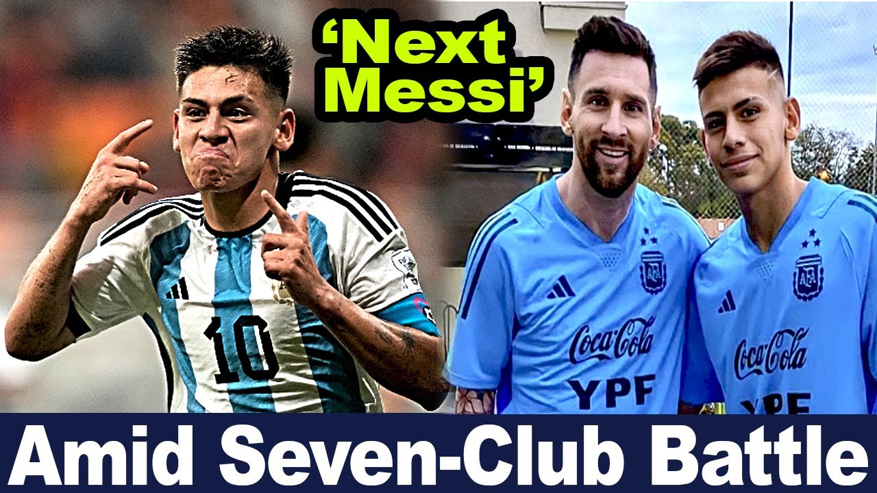 Man City Hold Upper Hand in Chase for 'Next Lionel Messi' Amid Seven-Club Battle |Claudio ...