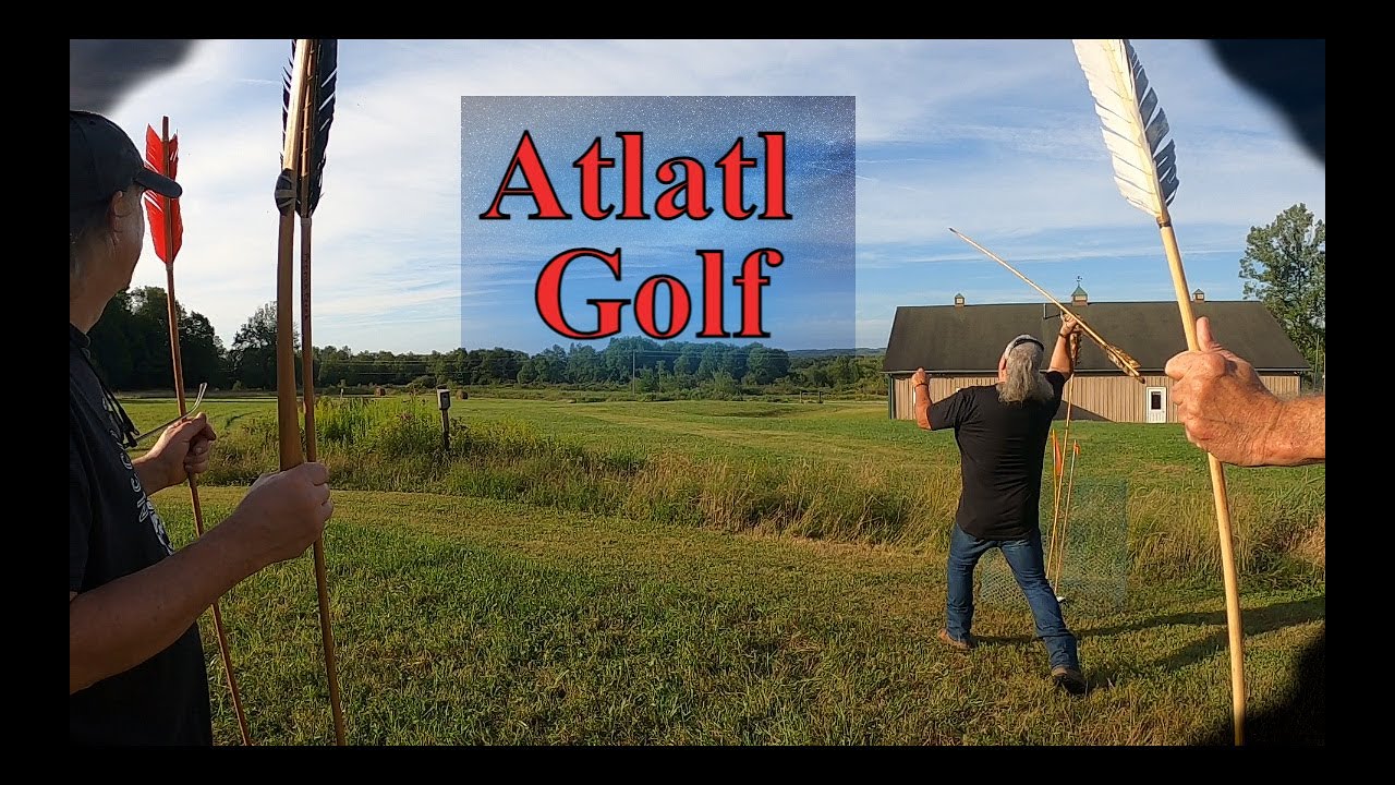 Atlatl Golf and About the Atlatl - YouTube