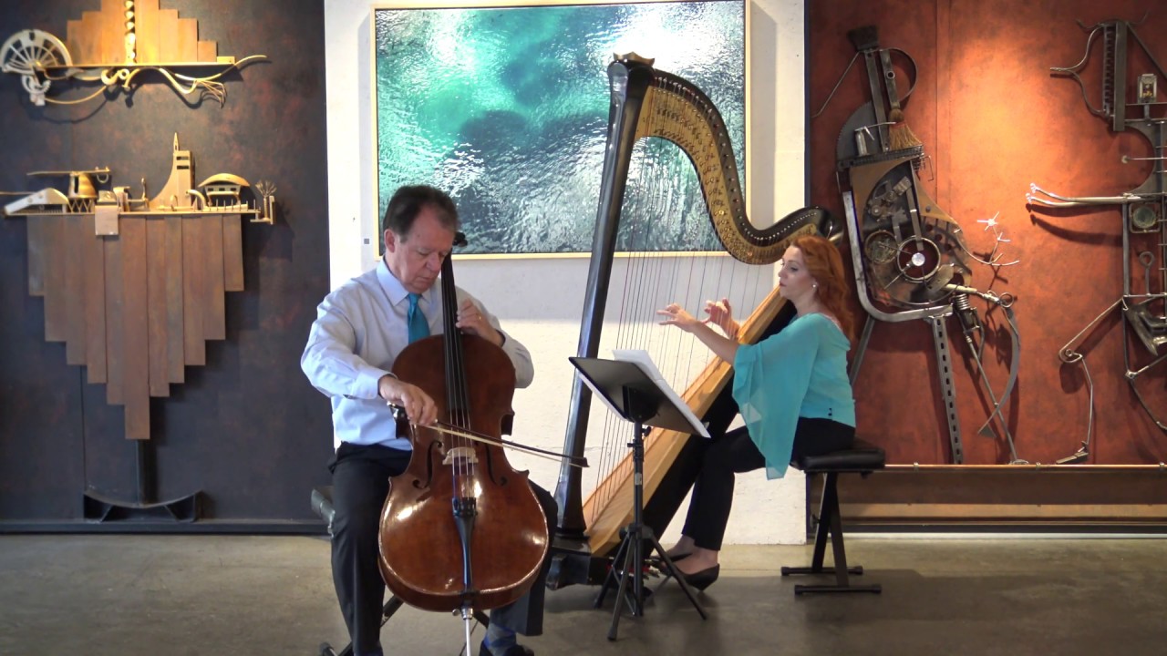 The Swan (cello and harp) - YouTube