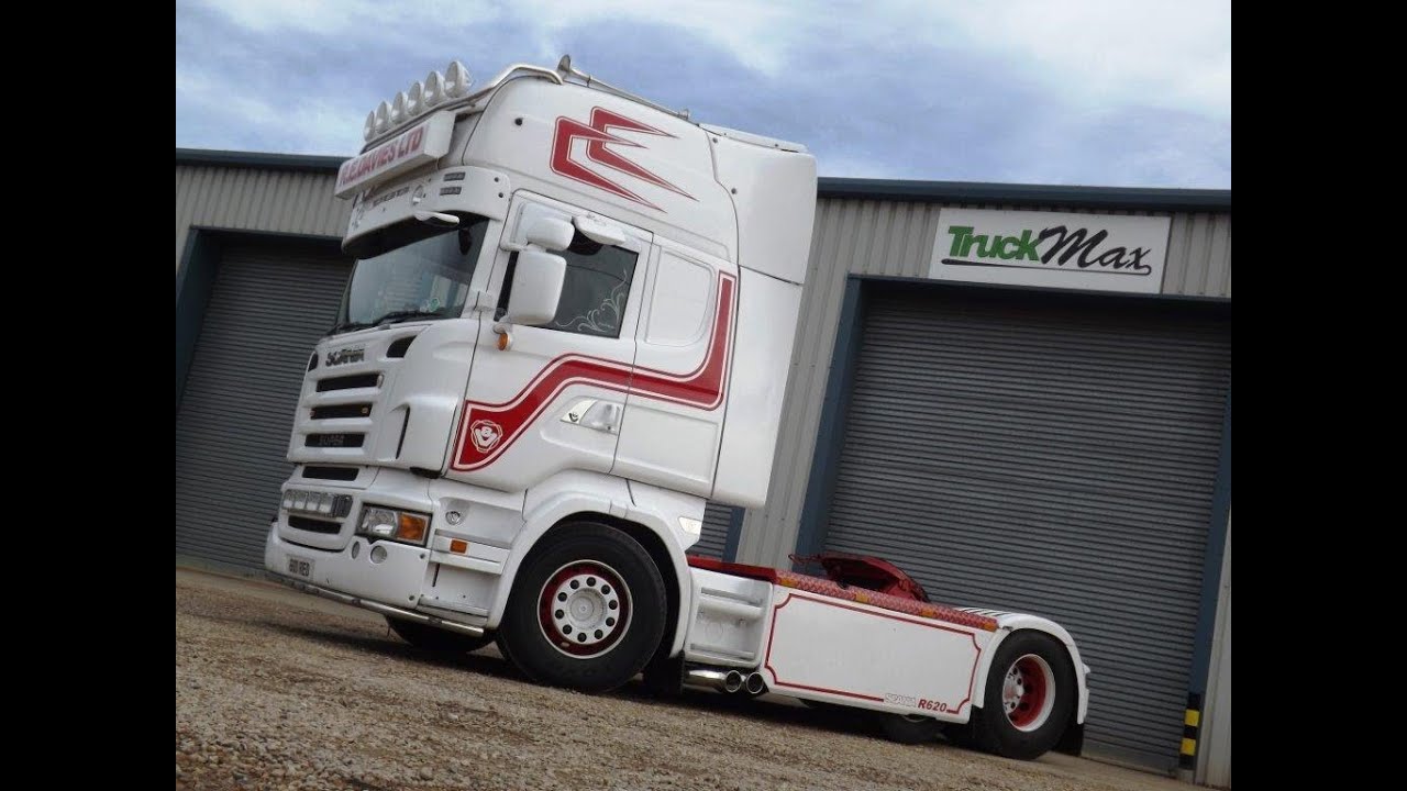 SCANIA R620 V8 - TRUCKMAX Double Exit Short Side Pipe - Great Sound ...