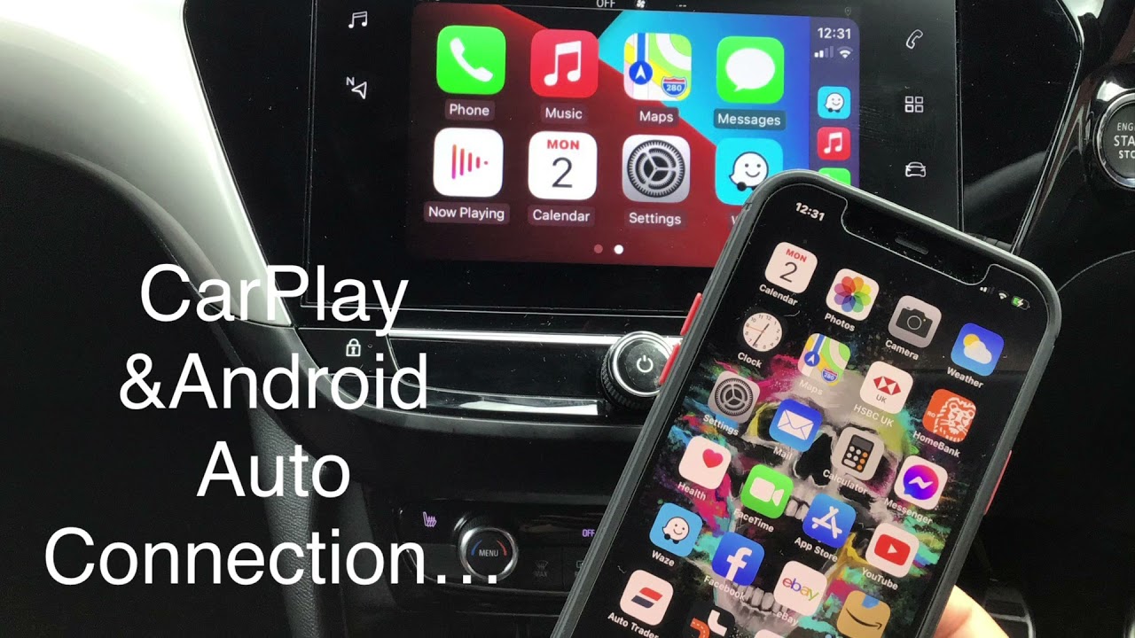 CarPlay and Android AUTO, how to connect Opel/Vauxhall 2020-2021 - YouTube