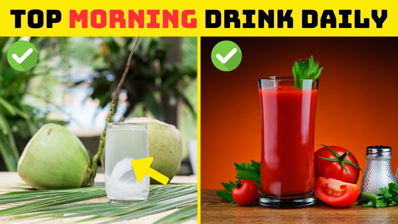11 Most HEALTHIEST Drinks You Must Have In The Morning Every Day - YouTube
