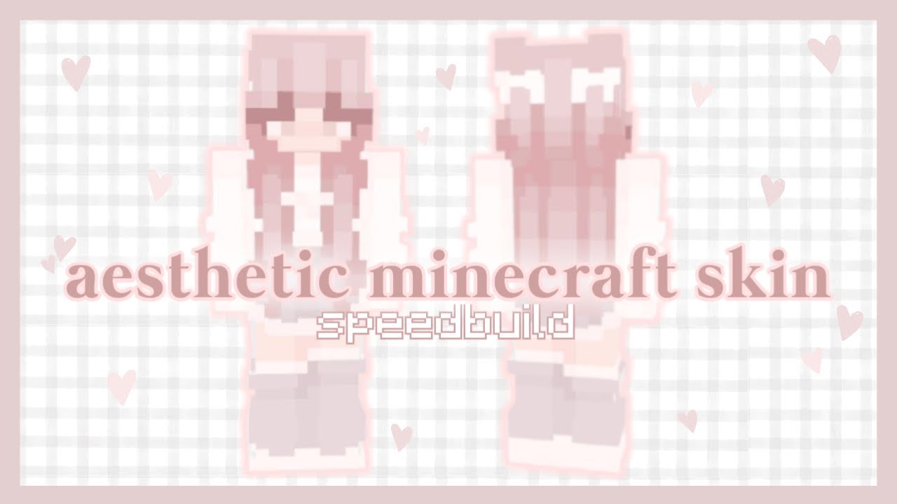 🌸 aesthetic minecraft skin speedpaint ♡ - YouTube