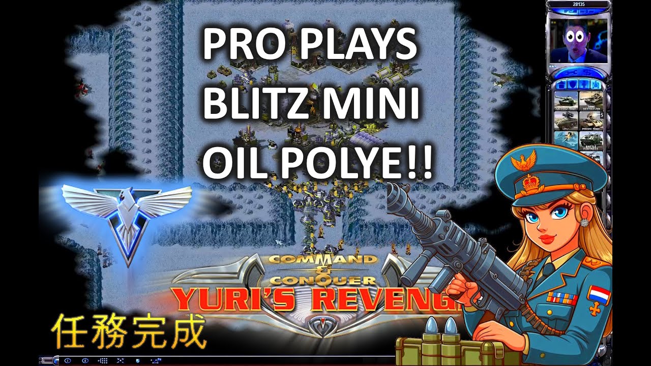 Red Alert 2 紅色警戒2 Yuri's Revenge Skirmish: Blitz Mini Oil Polye - YouTube