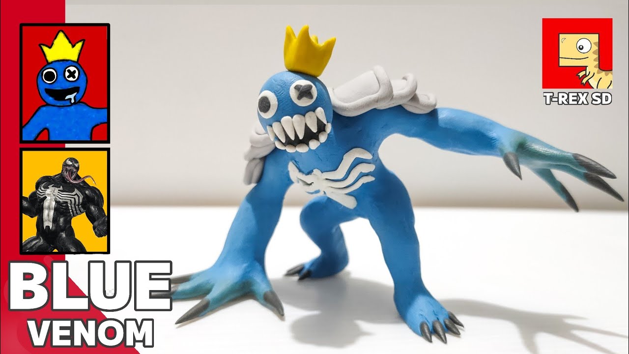 Blue Rainbow Friends Fusion Venom : StopMotion - YouTube
