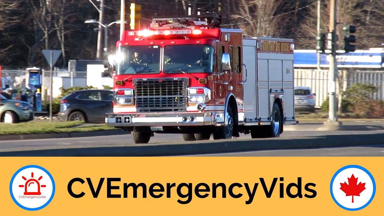 🇨🇦 Courtenay Fire Crews Responding with Lights & Sirens - YouTube