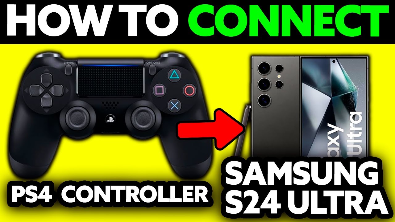 How To Connect PS4 Controller to Samsung S24 Ultra (2025) - Step by ...