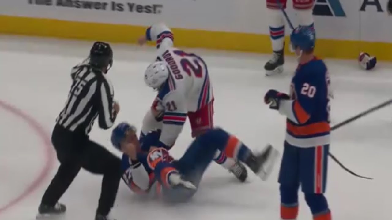 Reacting to Barclay Goodrow DESTROYING Anders Lee (9/30/23) (Preseason ...