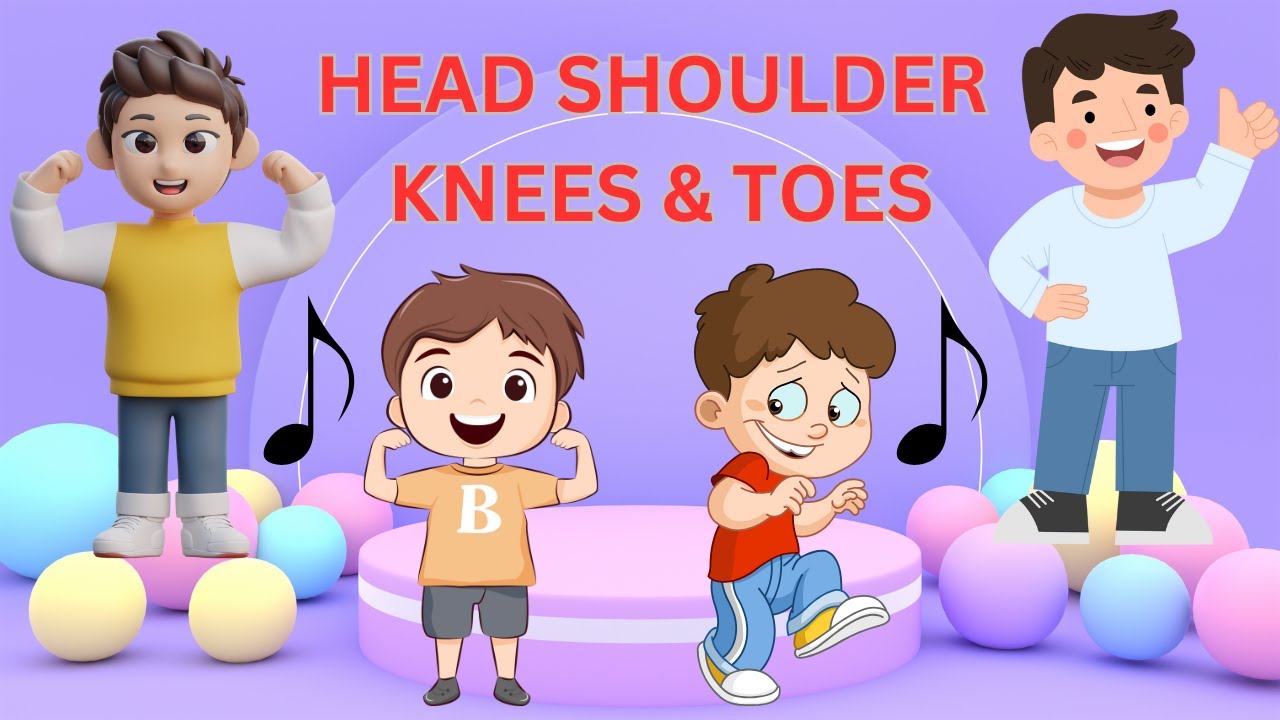 Head, Shoulder, Knees and Toes Song for Kids | Creative Kidz Nursery ...