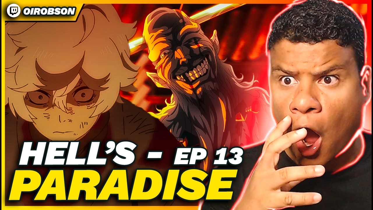 O PLOT TWIST MAIS ABSURDO DE TODOS!! | HELL'S PARADISE Ep 13 REACT!! - YouTube