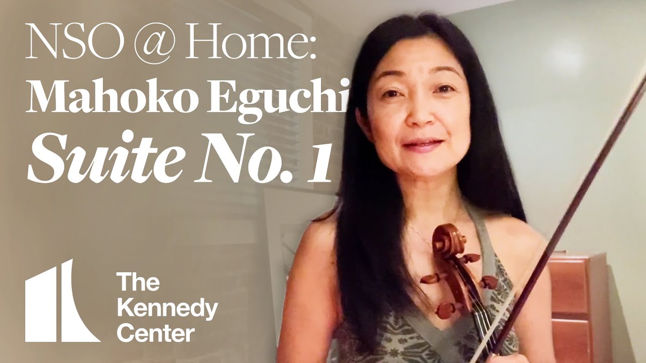 NSO @ Home: Mahoko Eguchi, Viola | Suite No. 1 by Bach - YouTube