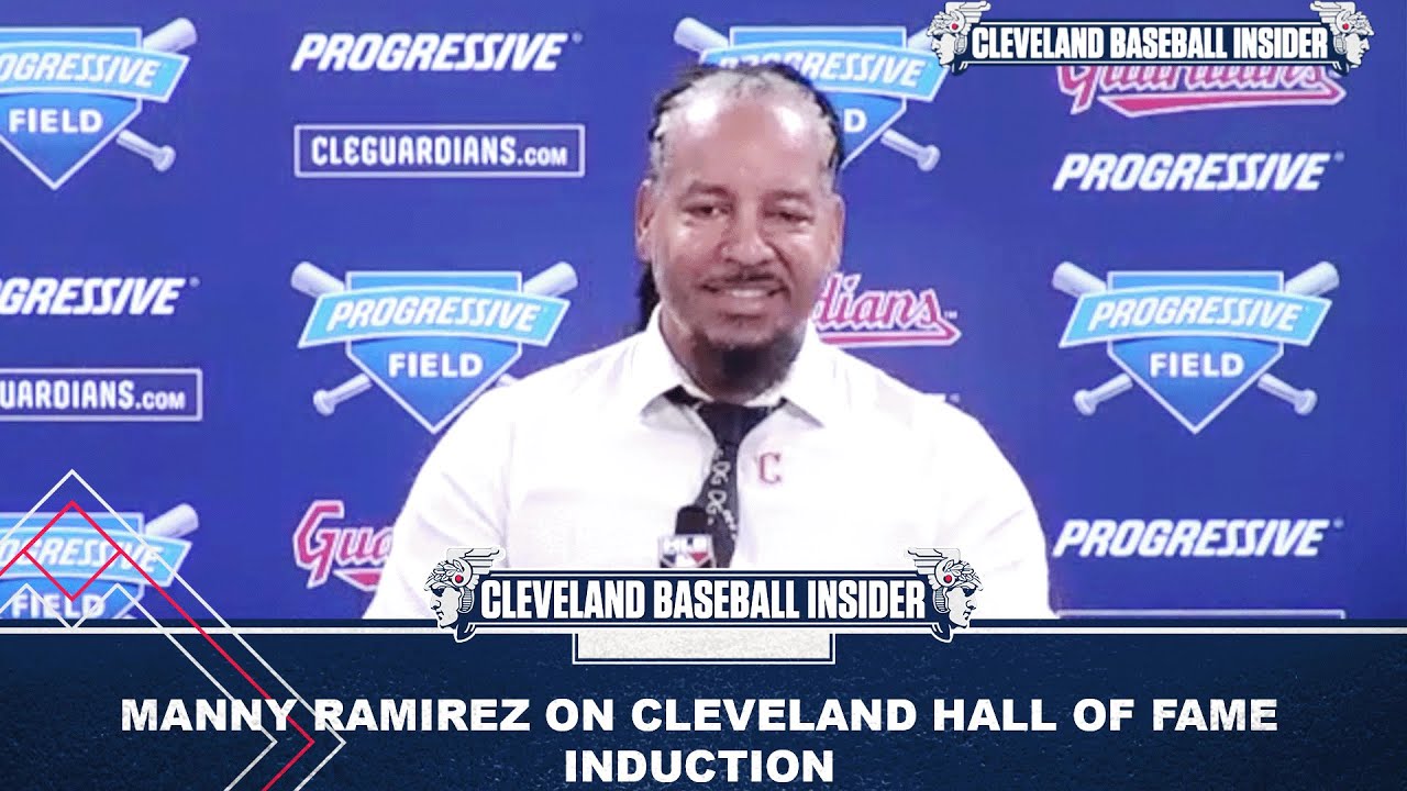 Manny Ramirez Talks About Being Inducted Into Cleveland Hall Of Fame ...