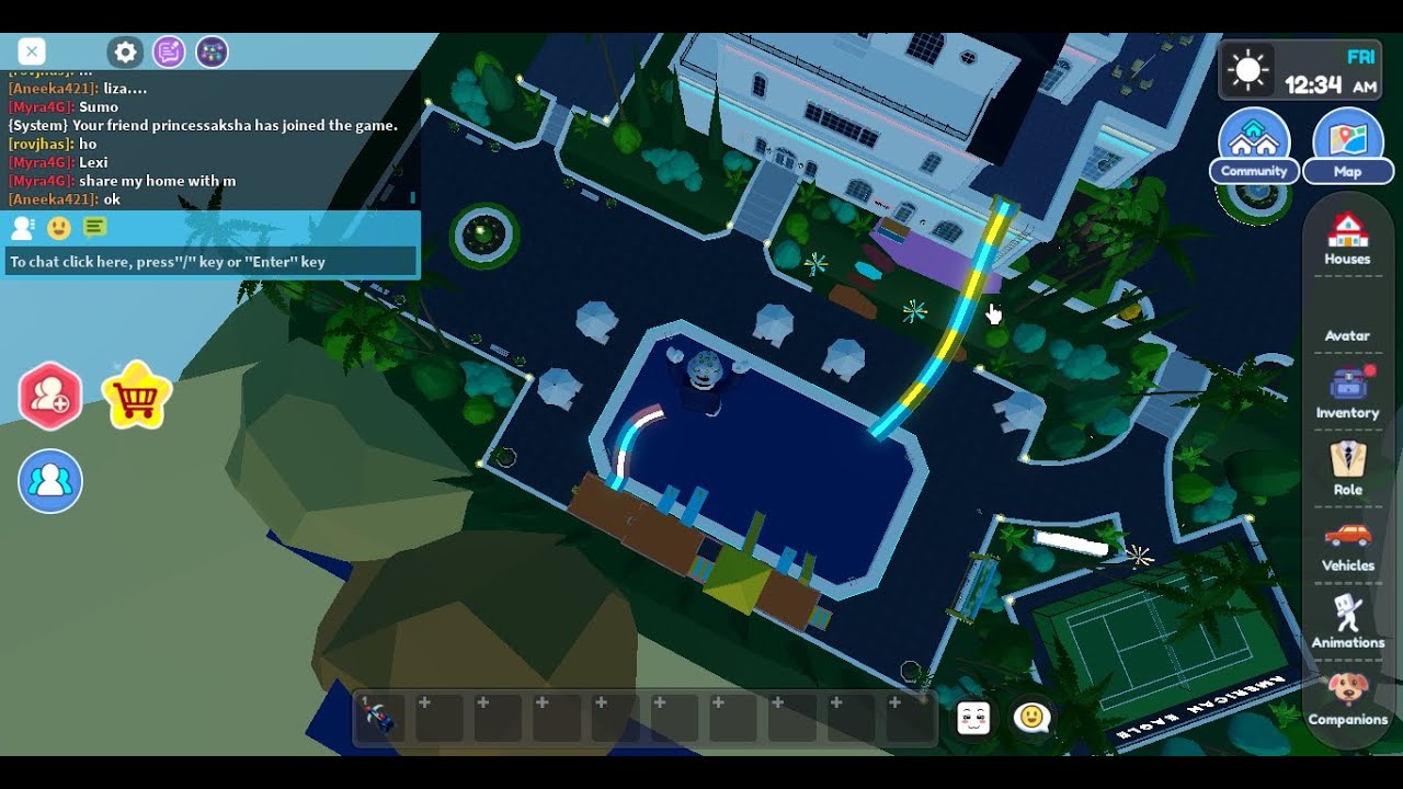 a secret in american eagle pool LIVETOPIA / ROBLOX - YouTube