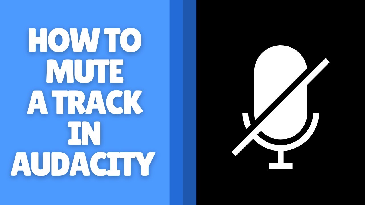 How to Mute a Track in Audacity - Quick Guide - YouTube