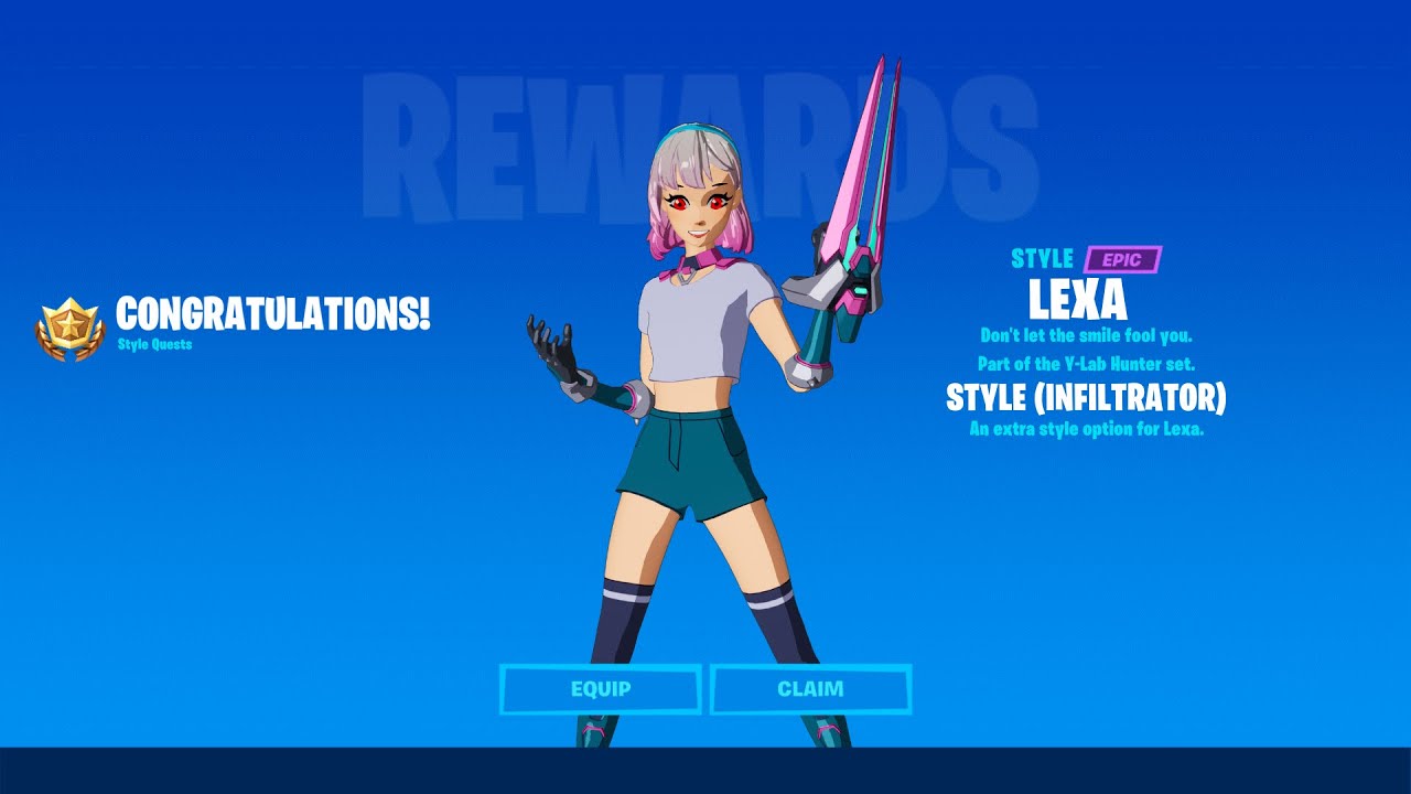 How to Unlock Infiltrator Lexa Edit Style in Fortnite Chapter 2 Season ...