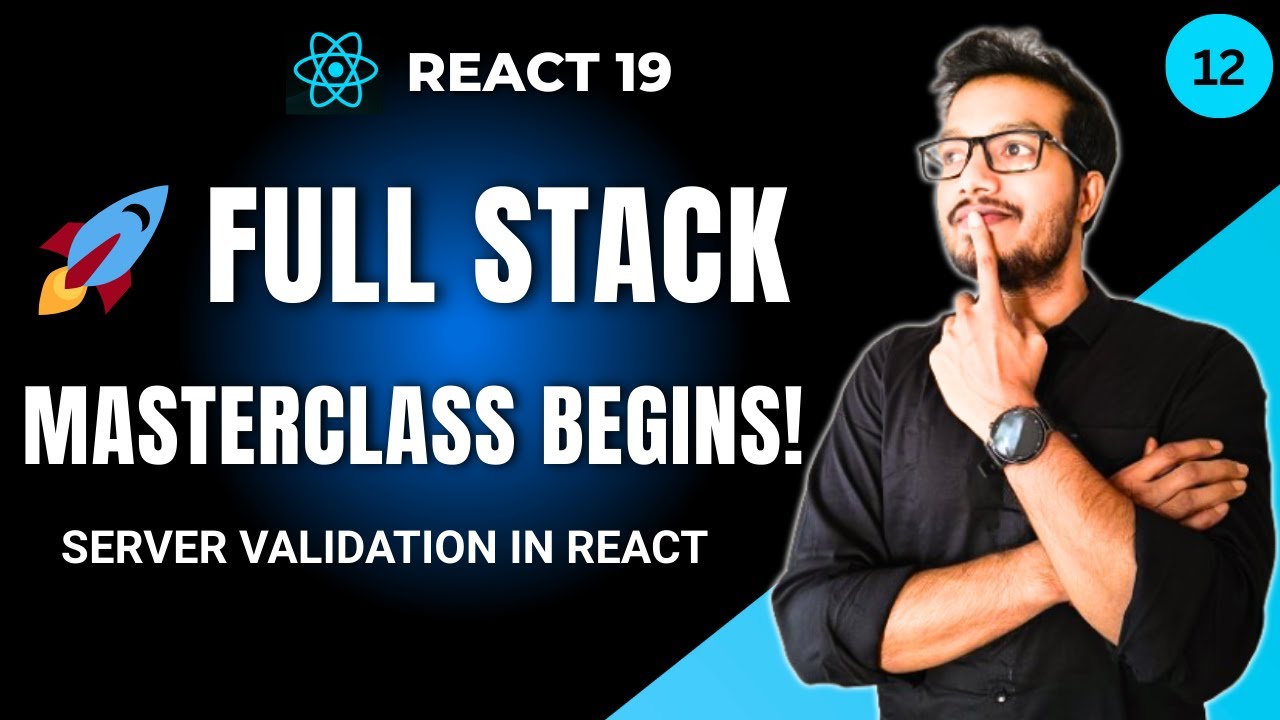 React 19 Full Stack Masterclass Ep 12 – Handling Server Side Validation & UX Feedback in React ...