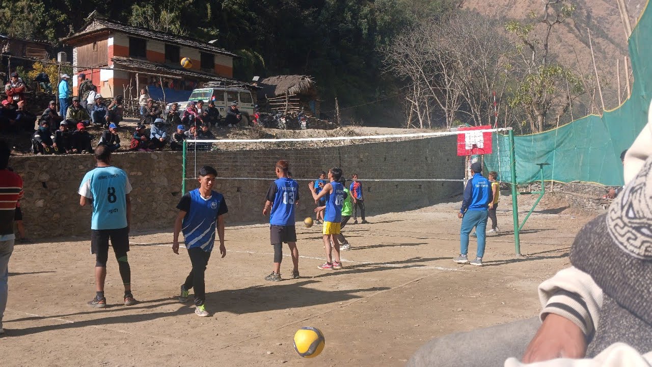 Bayasdhara vs malika samuha boys valleyball - YouTube