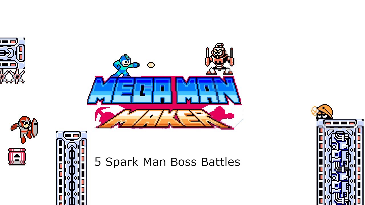 5 Spark Man Boss Ideas in Mega Man Maker - YouTube