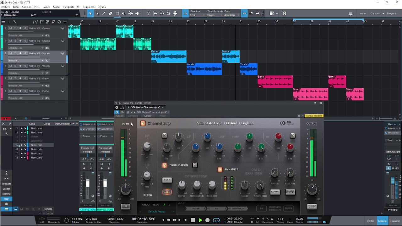 SSL Channel Strip Shootout - SSL Native V5 vs SSL Native V6 - YouTube