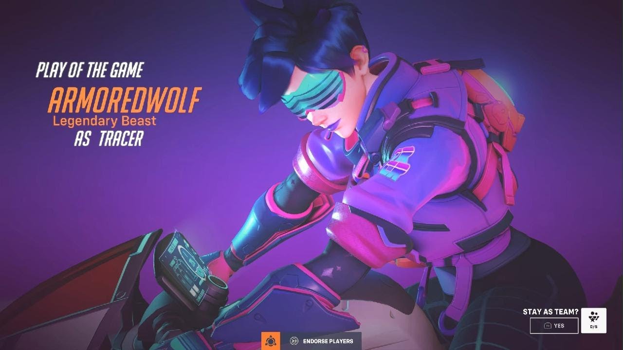 Overwatch 2 Tracer POTG Colosseo w/ friends - YouTube