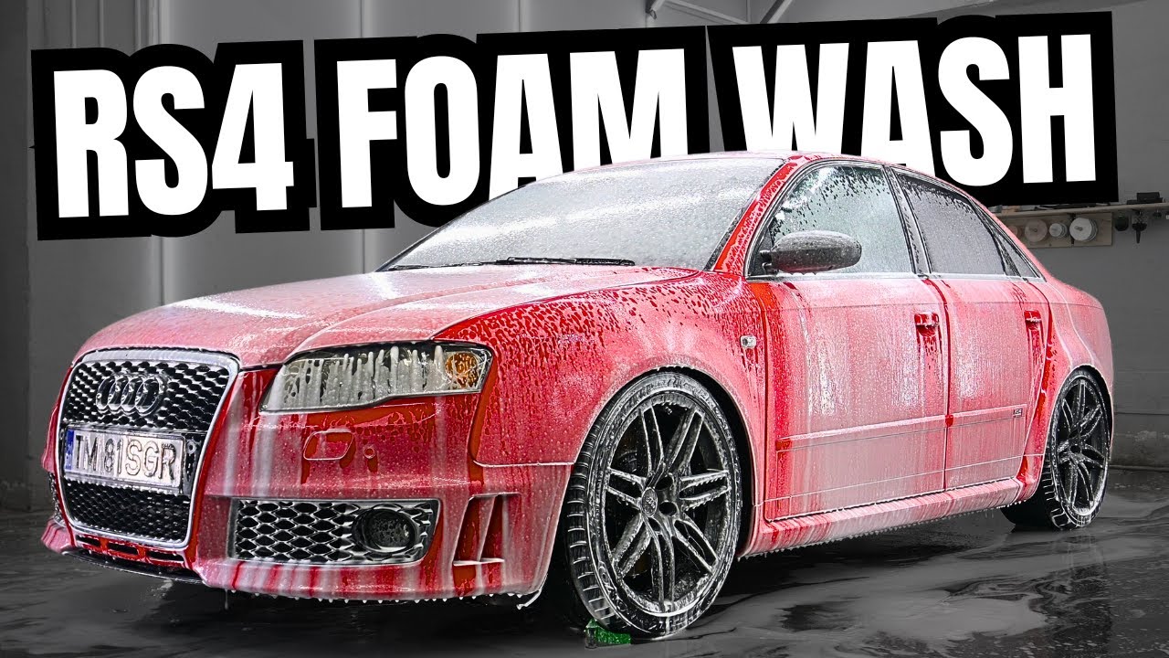 How to Properly Wash an Audi RS4 - Car Detailing - YouTube