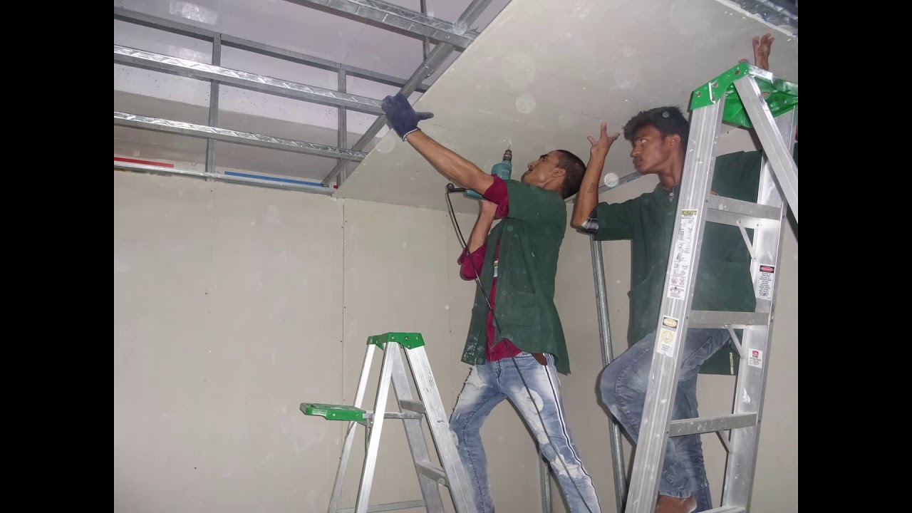False Ceiling & Drywall - YouTube