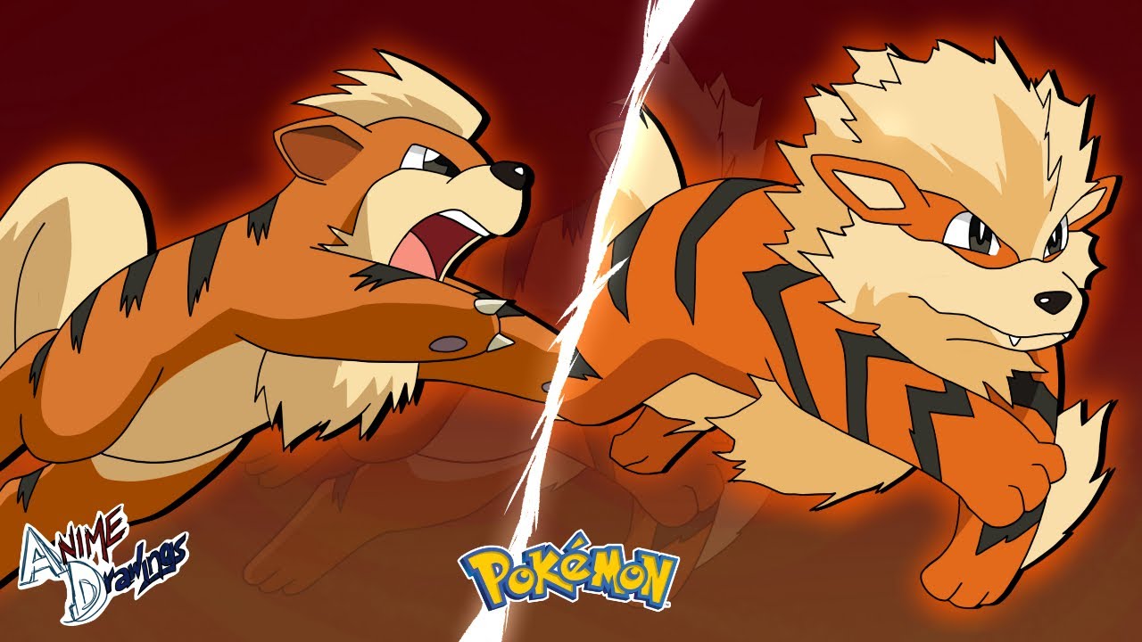 Growlithe And Arcanine Wallpaper #pokemon #arcanine #pokemontiktok