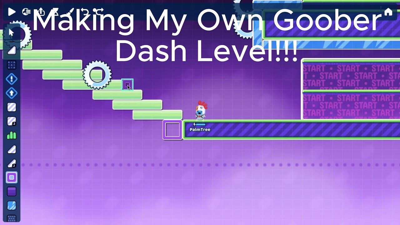 Making My Own Goober Dash Level!!! - YouTube