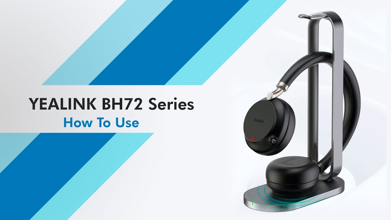 IT TIps: how to use Yealink BH72 Bluetooth Headset - YouTube
