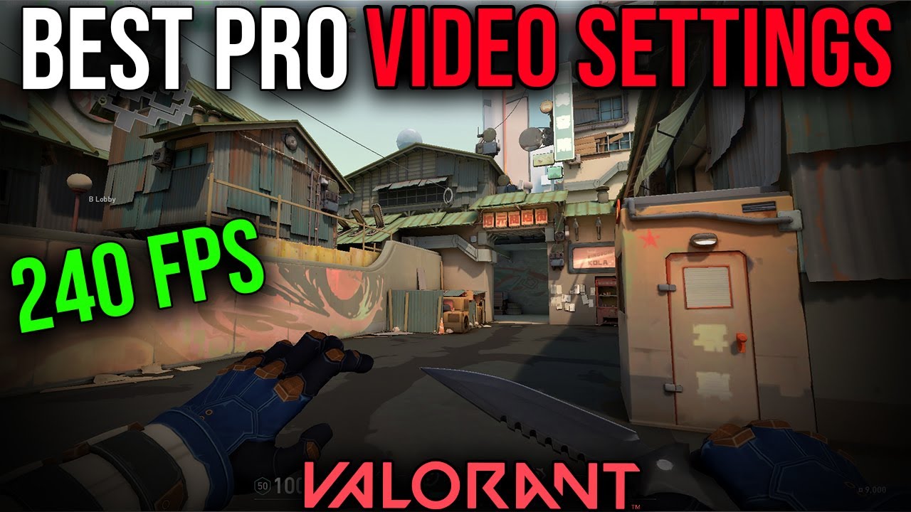 The best PRO Valorant video settings - YouTube