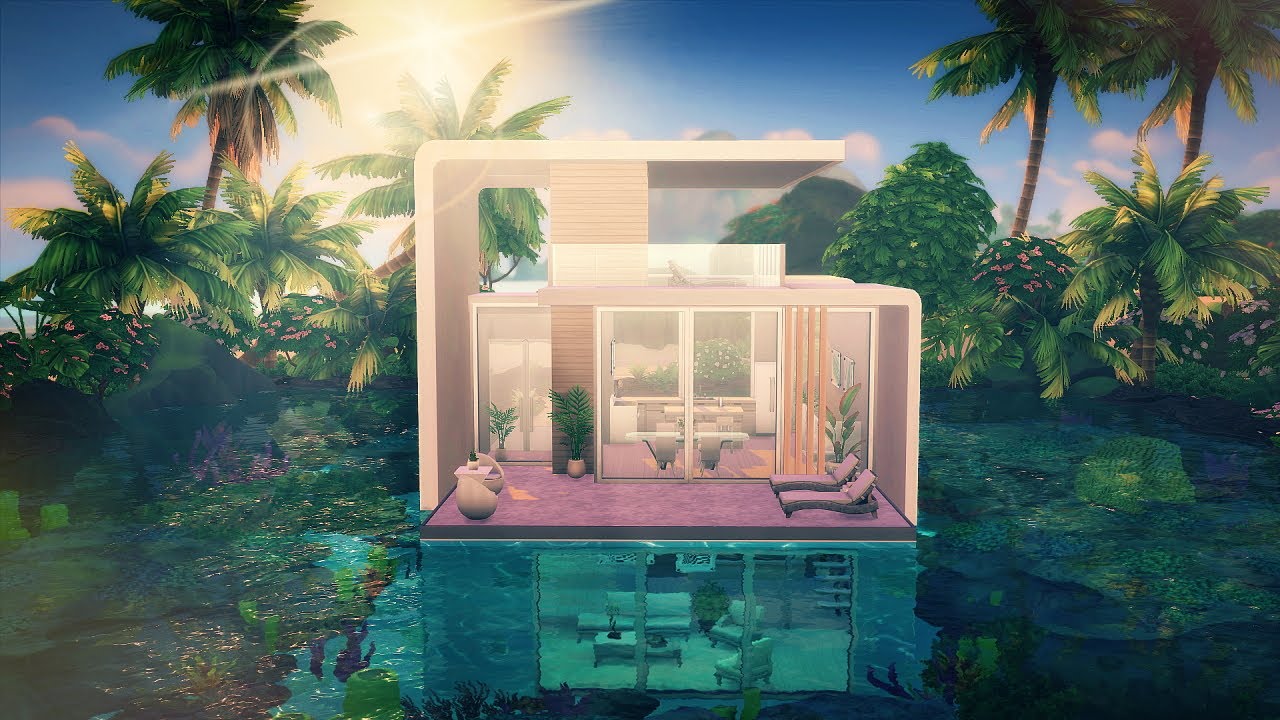 SIMS 4 UNDERWATER HOME REAL TO SIMS | NO CC | Sims 4 Stop Motion Build ...