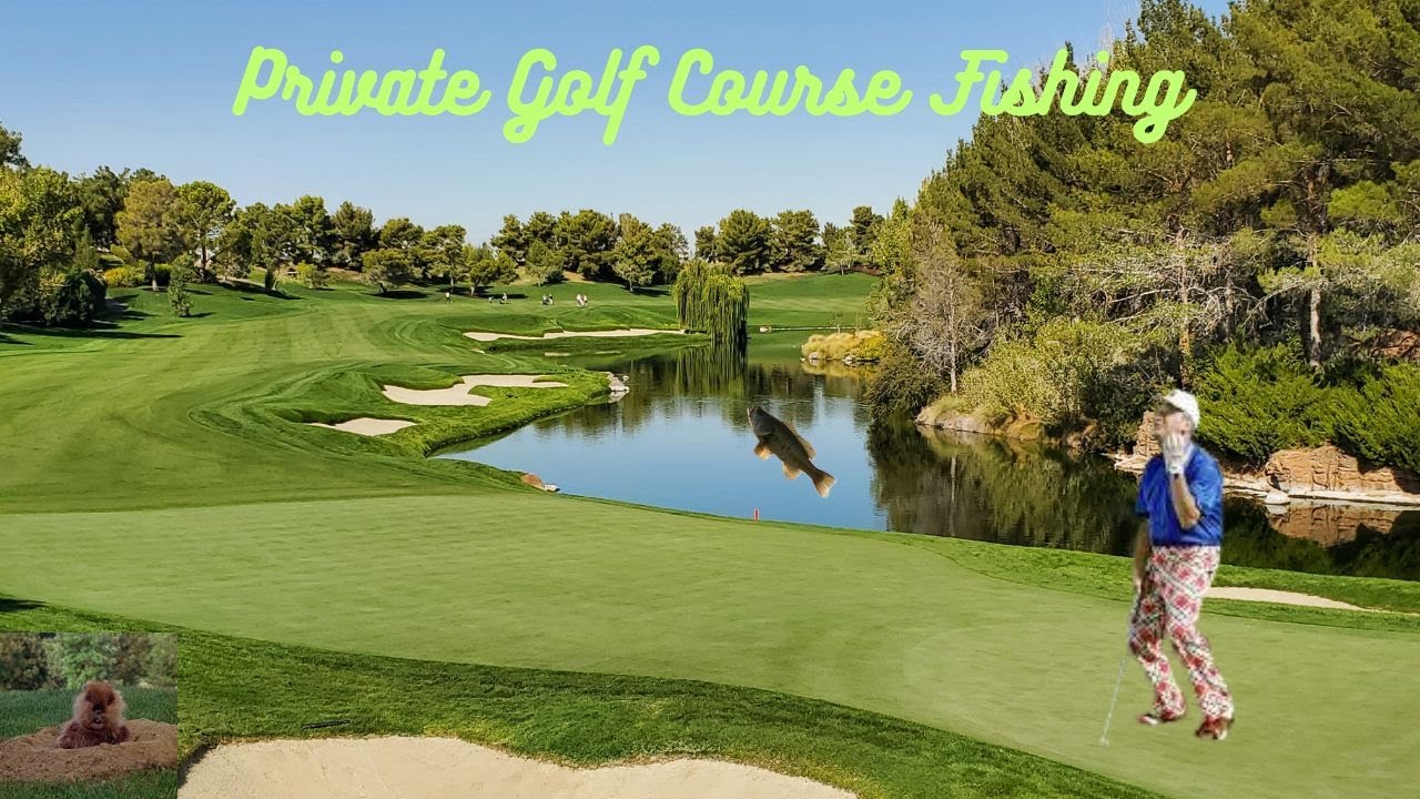Bass Fishing a Private Golf Course - YouTube