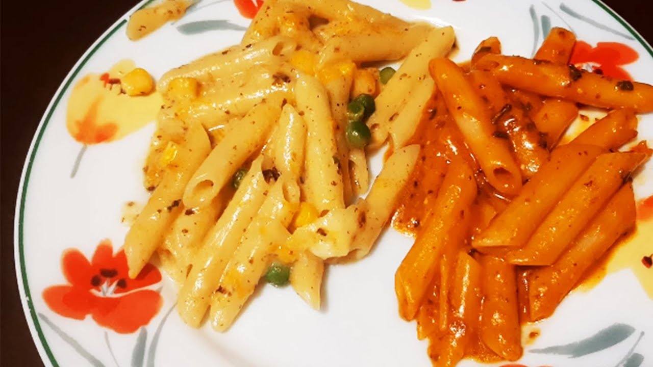 Quick white and Red sauce Pasta Recipe #pasta #quickrecipe - YouTube