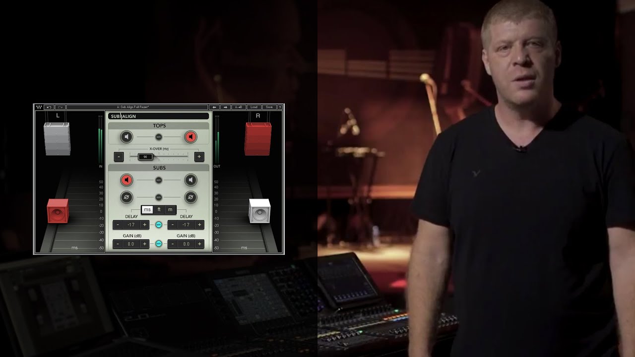 How to Align Subs in PA Systems using the Waves Sub Align Plugin - YouTube