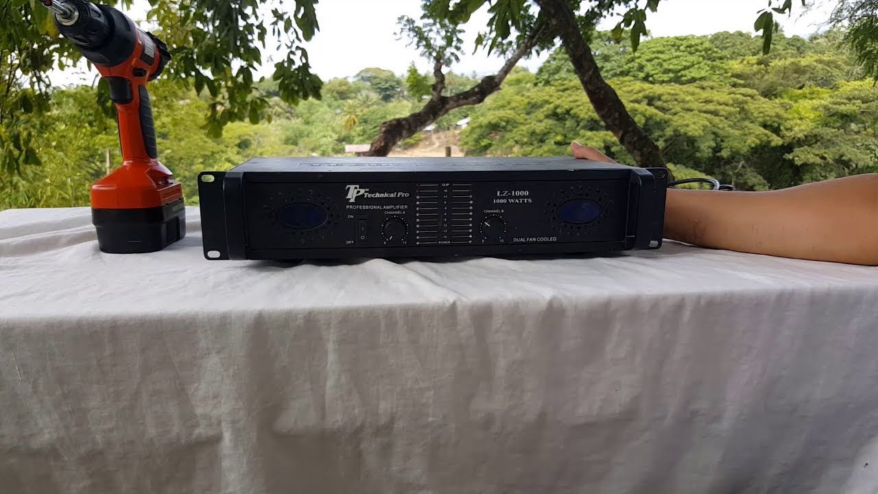 Amplificador Technical pro LZ 1000 #QSCRMX850 #Peaveycs800 # ...