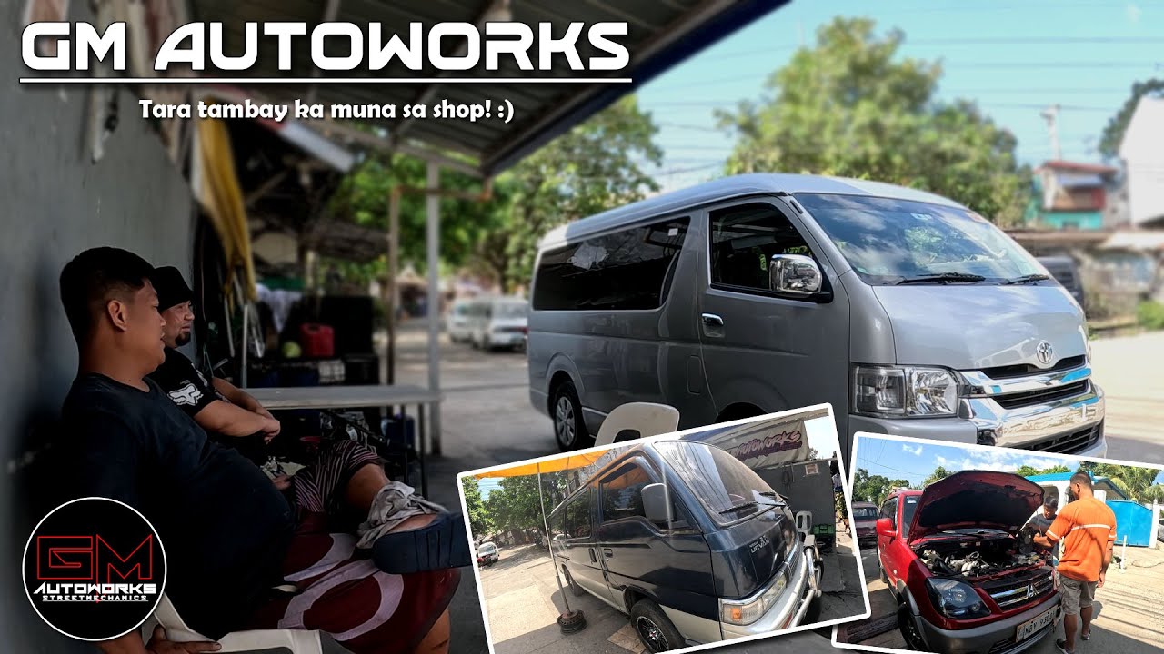 A day in the street shop (Nissan Urvan / Toyota Commuter Deluxe ...