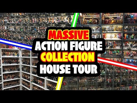 Massive Collection Action Figure Walk Through Tour 2021! WWE, Marvel ...