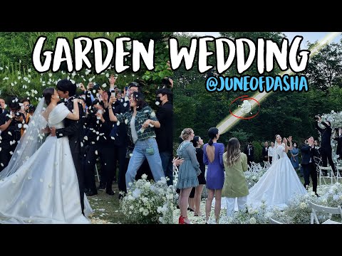 Our Friends Got Married!! 🎉 *Amazing Garden Wedding in Korea* 🇰🇷 @June ...