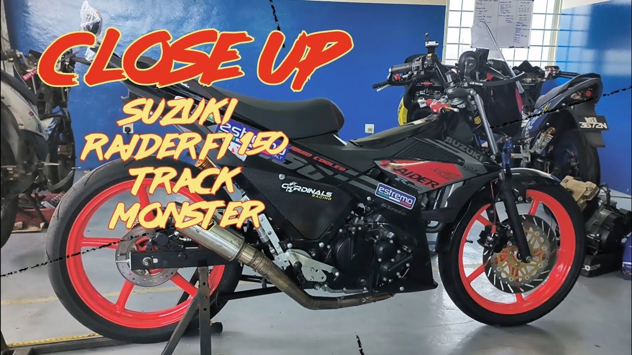 Close up | Suzuki Raider Fi 150 | Track version #suzukilover # ...