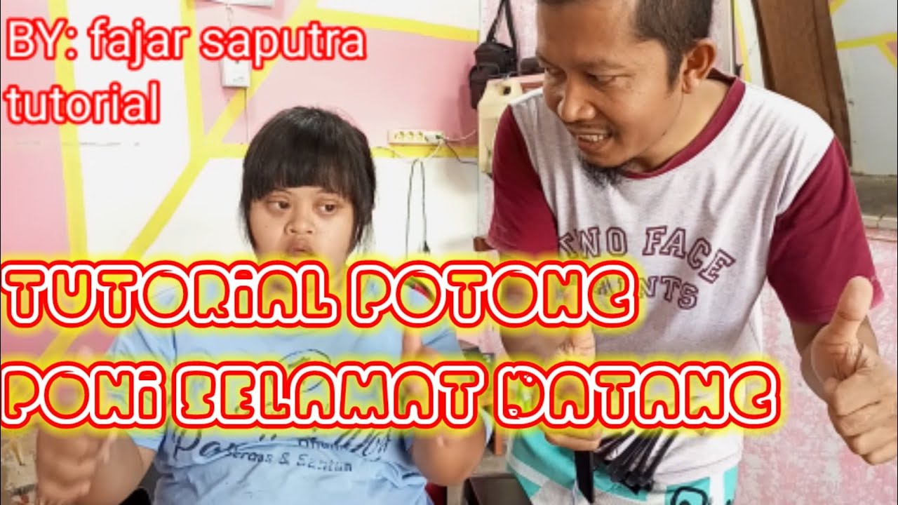 Tutorial potong poni selamat datang(lengkung) 6 Maret 2022 - YouTube