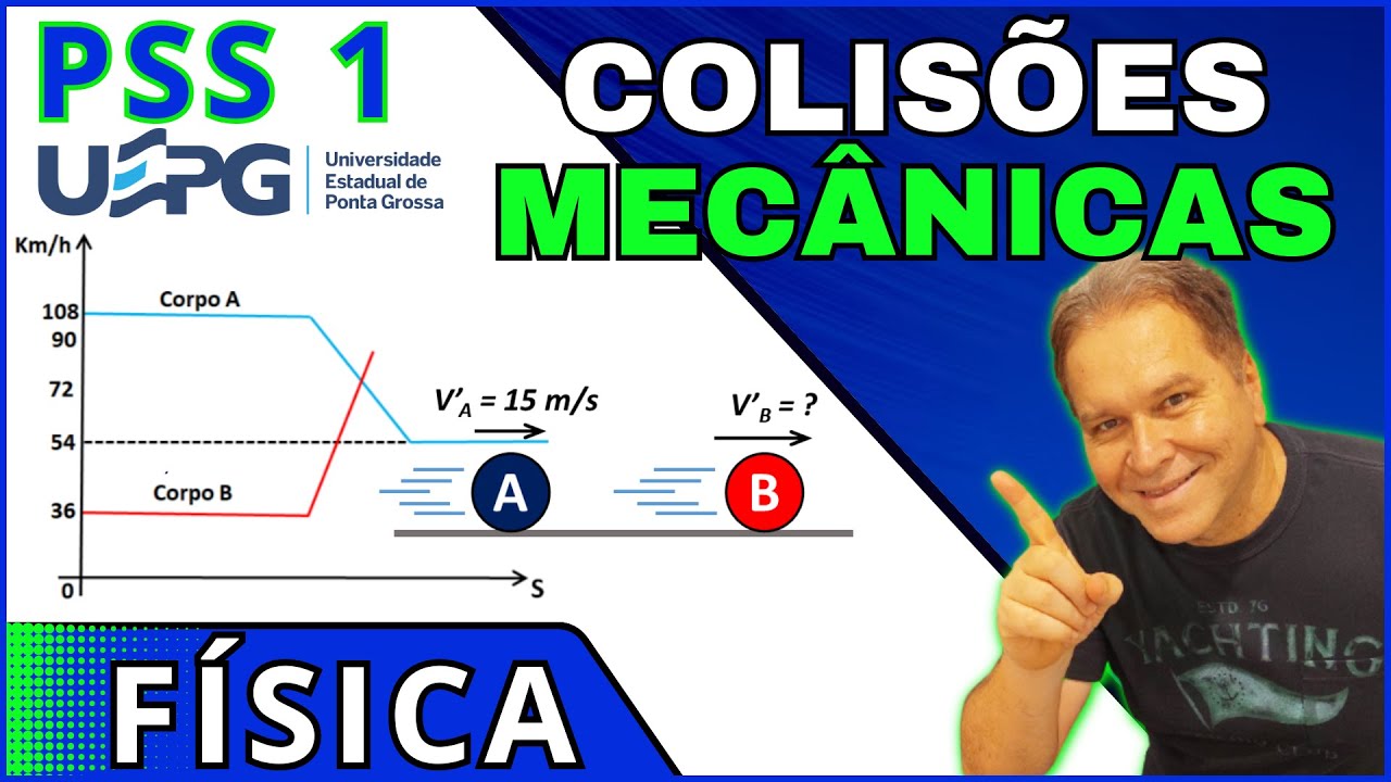 PSS 1 UEPG - FÍSICA - COLISÕES MECÂNICAS - YouTube