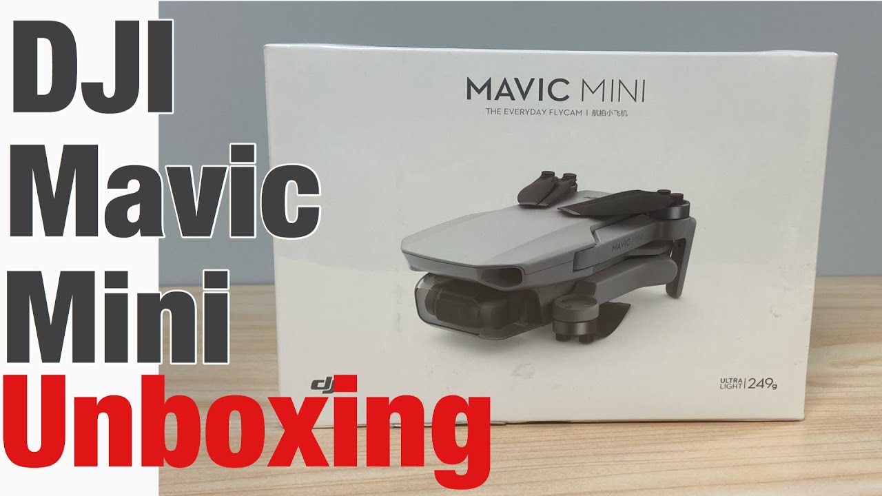 DJI MAVIC Mini Unboxing - YouTube