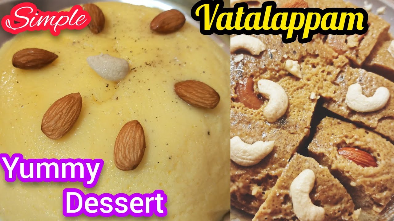 #dessert #vatalappam | vatalappam recipe in tamil | srilankan dessert ...