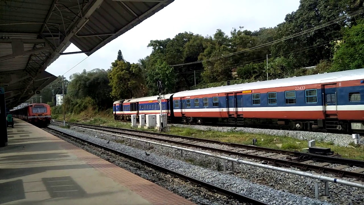 DMU Train freshly out of maintainance shed at Bangalore Cantonment ...