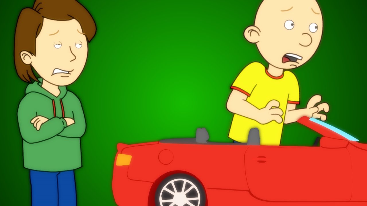 Caillou And Boris Go Street Racing - YouTube