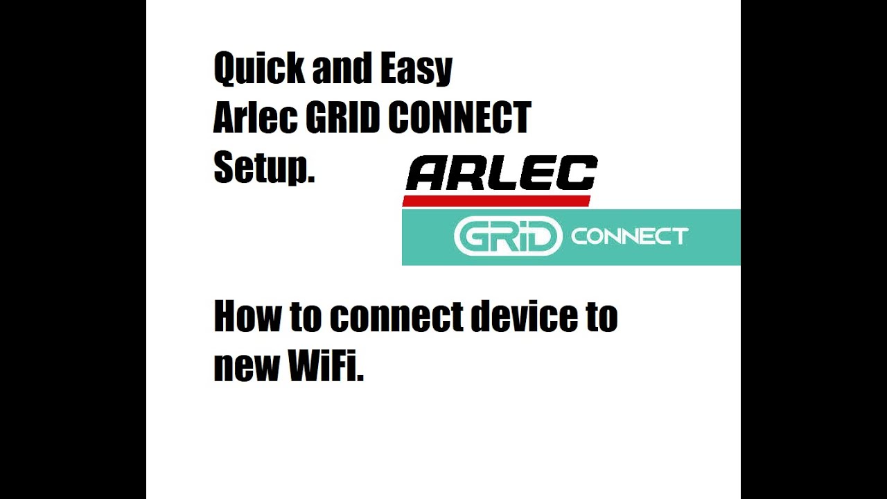 Arlec Grid Connect Quick and Easy WiFi Setup Guide using Fan / Light as ...