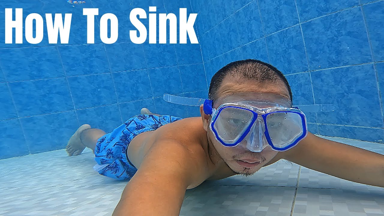 How To Sink Fast Underwater (How Not To Float Up When Swimming) - YouTube