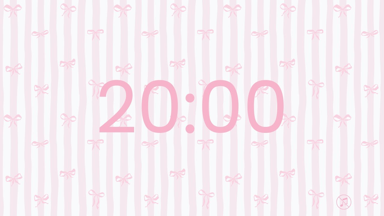 20 Minutes Countdown Timer - No music | Focus | Study | Reflection ...