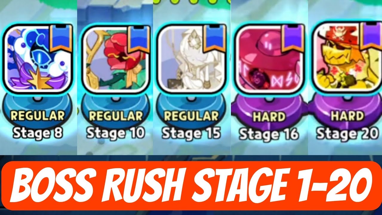 Boss Rush Season 3 - Stage 1 to 20 Best Teams Guides I Cookie Run ...